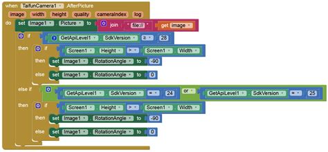 Taifun Camera Extension Glitch On Android By Anke MIT App Inventor Help MIT App