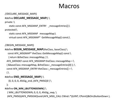 mfc message handling pptx operating systems computer software and applications