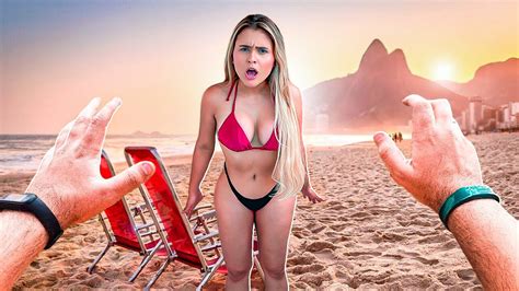 NÃO DEVIA TER FEITO ISSO ELA NA PRAIA VENDO COMO EU VEJO YouTube