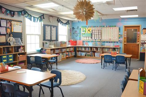 Classroom Setup And Decor Pictures Of Teachers Arranging Desks Putting