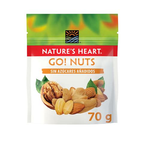 Natures Heart Go Nuts Snack Bolsa 70g