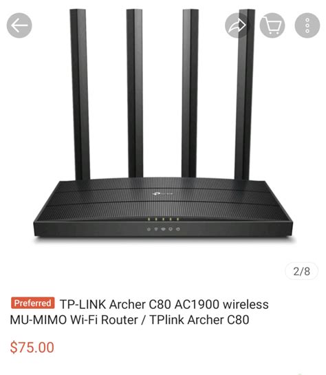 Tp Link Router Modem C Archer Ac Computers Tech Parts Accessories Networking On