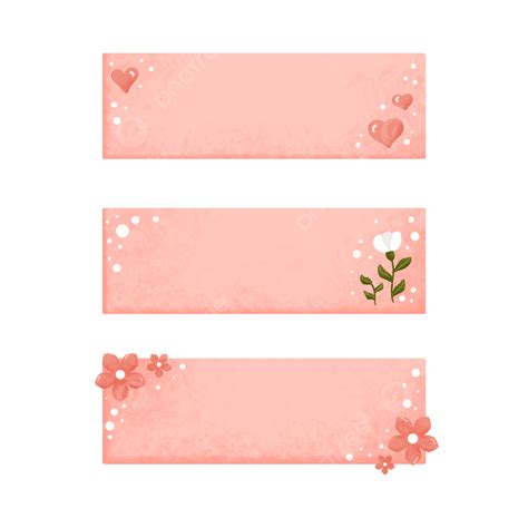 핑크 일러스트 색상의 귀여운 라벨 이름표 귀엽다 상표 이름 태그 집합 Png 일러스트 및 Psd 이미지 무료 다운로드