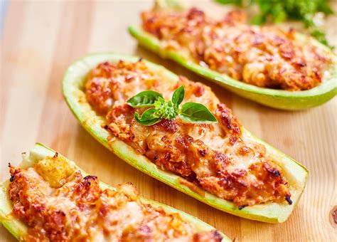 Sausage Stuffed Italian Zucchini New York Style Sausage Company