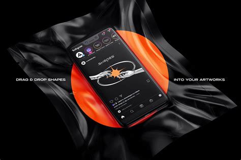 Chrome And Vector Abstract Shapes Bundle Behance