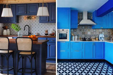 Blue Kitchen Cabinets How They Make The Kitchen Pop In Your Eyes