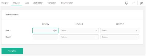 Provide Proper Inputmask Support For Text Columns Of Matrix Questions