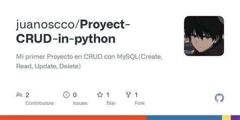 Github Juanosccoproyect Crud In Python Mi Primer Proyecto En Crud