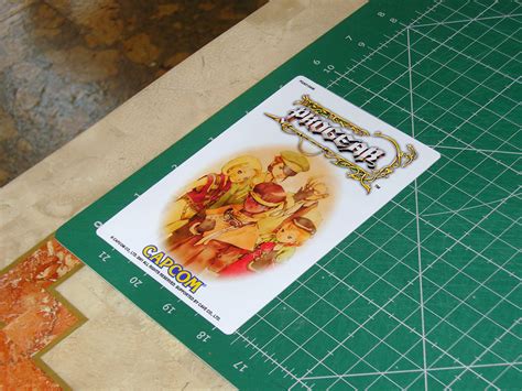 Progear Customcolored Cps2 Game Board Label Sticker Capcom Ver 2