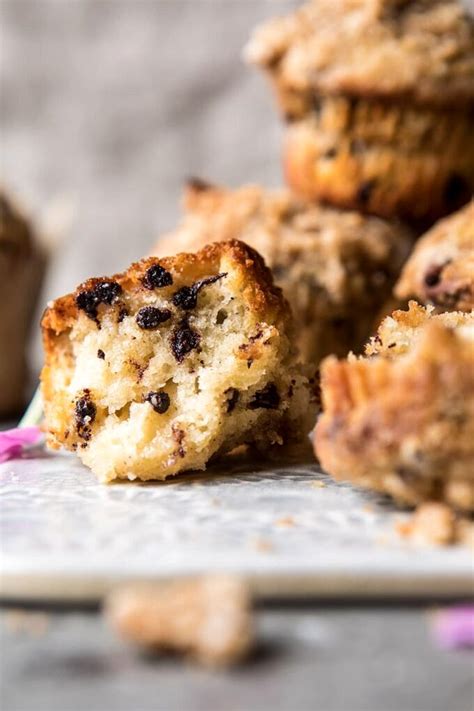 Better Than The Bakery Chocolate Chip Coffee Cake Muffins Half Baked