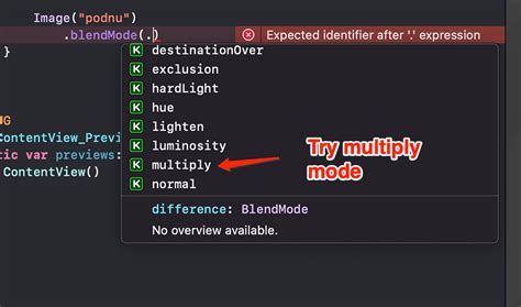 18 Swiftui Color Blending Between Two Image Views
