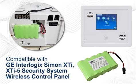 Hqrp Backup Battery Compatible With Ge Interlogix Simon Xti
