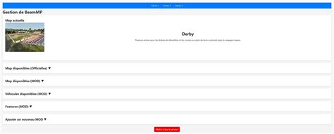 BeamMP Server Web Interface Server Resources BeamMP