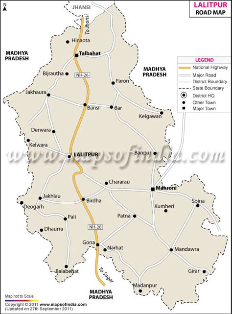 Lalitpur Road Map