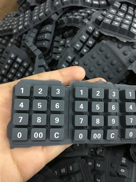Factory Customize Push Keypad Switch Silicone Button China Silicone Keypad Button And Silicone