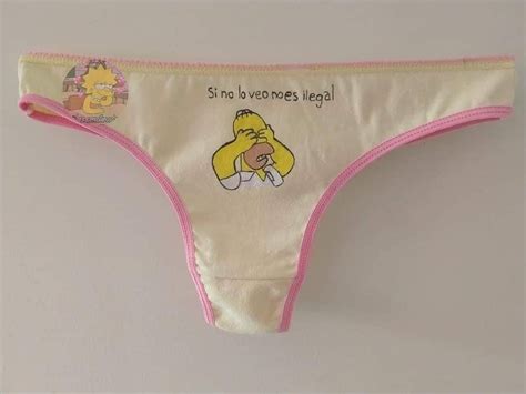 Ropa Interior Femenina De Los Simpson ~ Remeras Personalizadas