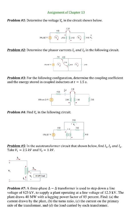 Solved Assignment Of Chapter Problem Determine The Chegg