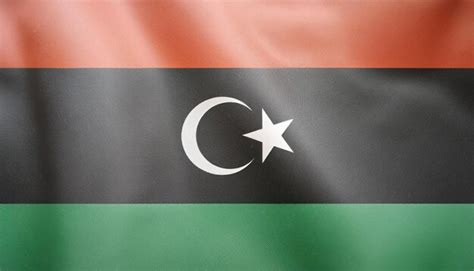 Libyan Flag Premium Ai Generated Image