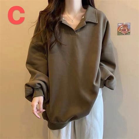 【楽天市場】トレーナー レディース 大きいサイズ レディーストレーナー 女性トップス Vネック 秋 秋服 長袖 シンプル 無地 薄手 首元