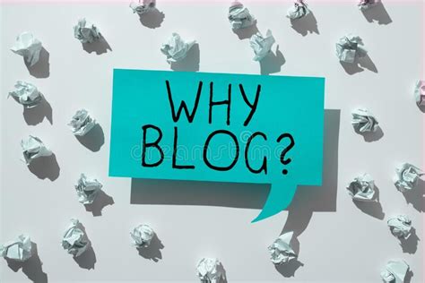 Hand Writing Sign Why Blogquestion Business Showcase Computer Network That Uses Wireless Data