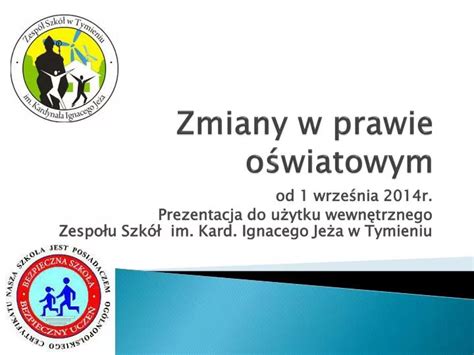 PPT Zmiany w prawie oświatowym PowerPoint Presentation free download