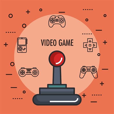 Symbole De Contrôleur De Jeu Vidéo Joystick Gamepad Icône Vecteur Premium