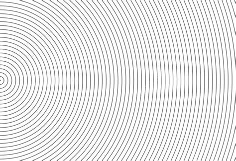Monochromatic Graphic Design Retro Gradient Line Pattern In Abstract Vector Circle Halftone On