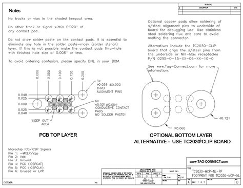 Tc2030 Mcp Nl Fp Datasheet 1 1 Pages Microchip Optional Bottom Layer