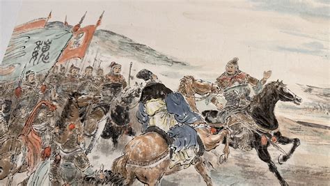 三国演义水墨插画系列我是无趣先生 站酷zcool