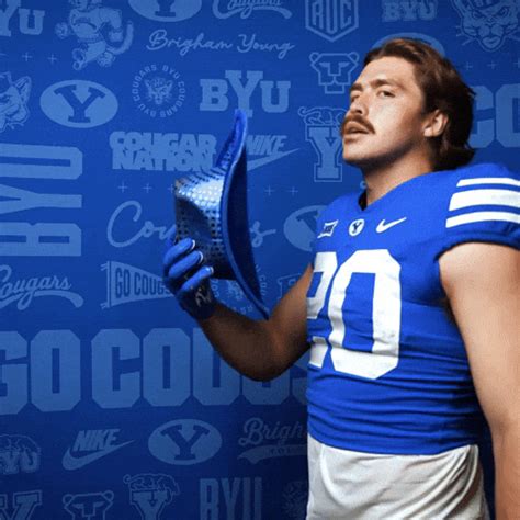 College Football Go Cougs  By Byu Cougars Find And Share On Giphy