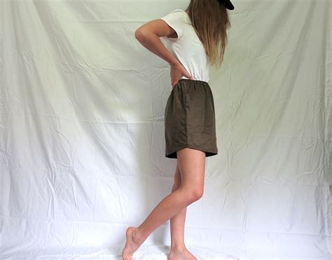 Diy Easy High Waisted Corduroy Shorts — The Essentials Club
