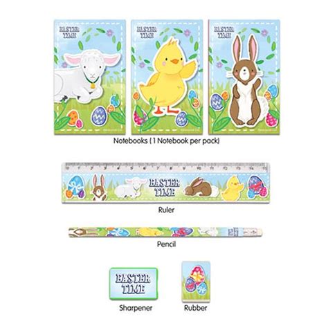 Assorted Easter Stationery Favour Set Partyrama