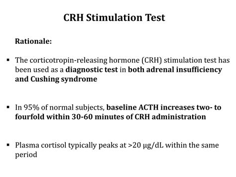 Adrenal Function Tests Details Of Adrenal Function Tests And Clinical Aspects Pptx