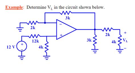 [solved] example determine vl in the circuit shown below