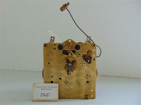 Overhauled Zaandam Schatz Clockwork Pendulum 25 Cm W Level Setting