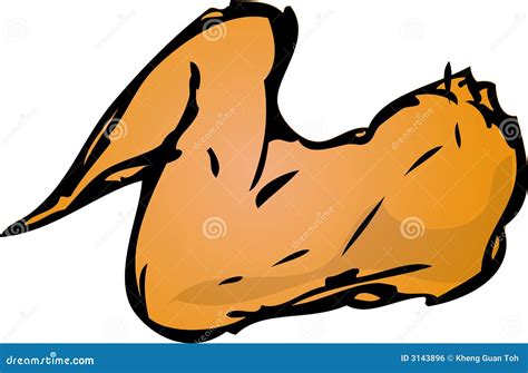 Alas Asadas A La Parilla Ilustraci N Del Vector Ilustraci N De Cortes