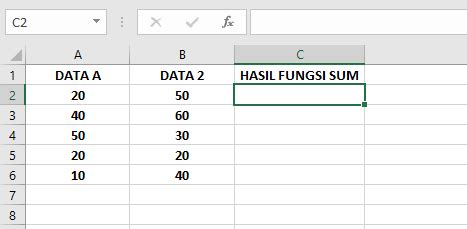 Kegunaan Dan Contoh Fungsi SUM Pada Microsoft Excel Portal Ilmu Com