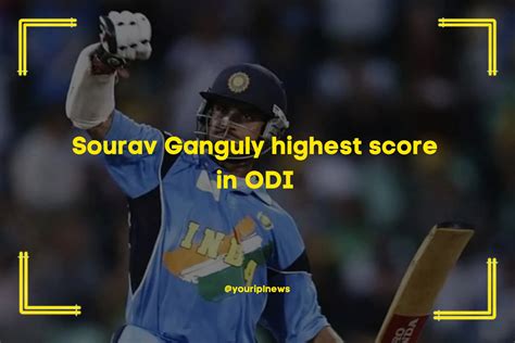 Sourav Ganguly Highest Score In Odi 183 Against Sri Lanka