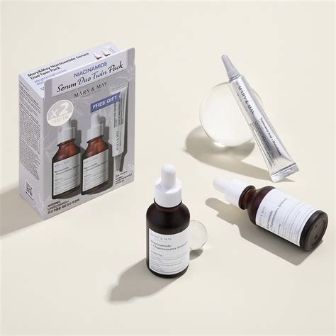 마리엔메이 나이아신아마이드모과추출물 세럼 듀오 트윈팩 30ml X2아이크림 12g Maryandmay 마리엔메이