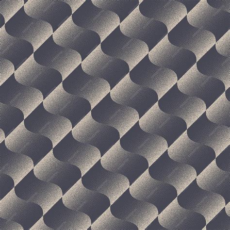 Premium Vector Tilted Wavy Checkered Seamless Pattern Trend Vector Retro Abstract Background