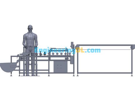 Ballpoint Pen Counting And Sorting Machine Equipment 3d Exported