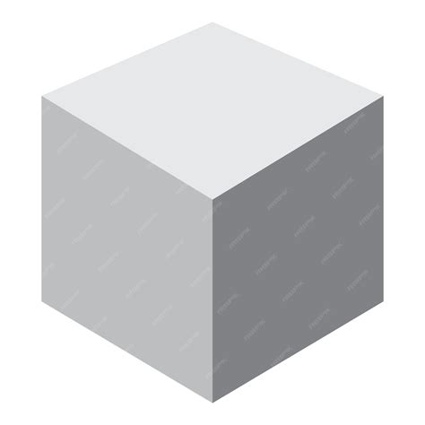 Premium Vector Cube Icon Vector Illustration Design Template