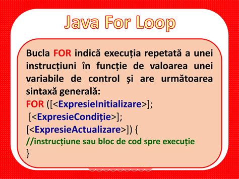 java for loop ppsx