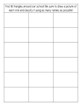 Classifying Triangles Handout And Activity By Fit Fab Fifth TPT