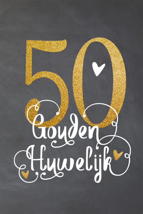 Uitnodigingen 50 Jaar Getrouwd 16 Jaar Ervaring Pretty Orange