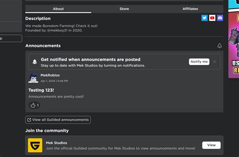 Introducing Announcements For Roblox Groups Announcements Developer