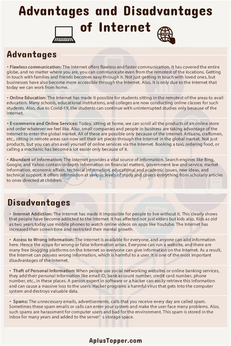 Advantages And Disadvantages Of Internet Top 5 Advantages And