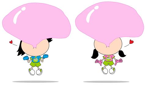 Bubblegum Blowing Twins By Lapisfan2055 On Deviantart