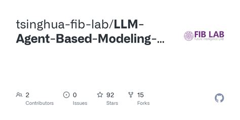 Github Tsinghua Fib Labllm Agent Based Modeling And Simulation