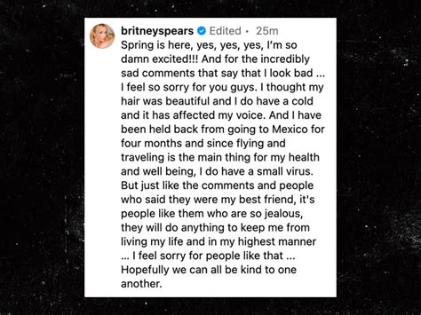 Britney Spears Blasts Fake Jealous Friends For Criticizing Her Looks Cirrkus News